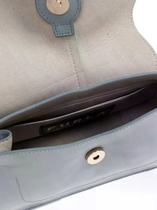 Furla Mini Leather Flow Tote - Blue