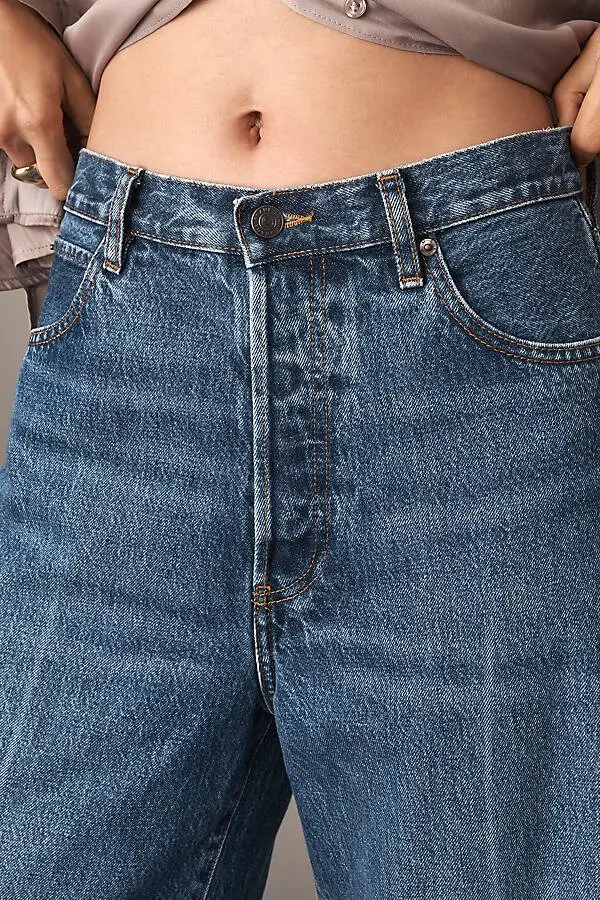 FRAME The Collegiate High-rise Wide-leg Jeans