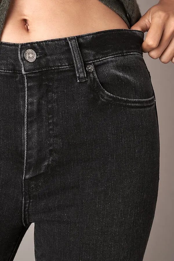 FRAME Le Sleek High-rise Straight-leg Jeans - Meteor