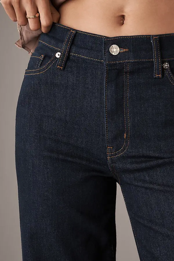 FRAME Le Slim Palazzo High-rise Crop Wide Leg Jeans - Rinse
