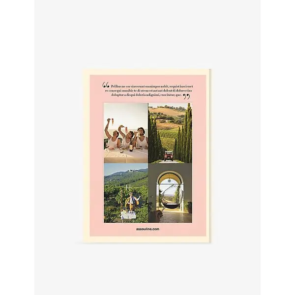Assouline Wine & Travel Italy Hardback Book - One-color