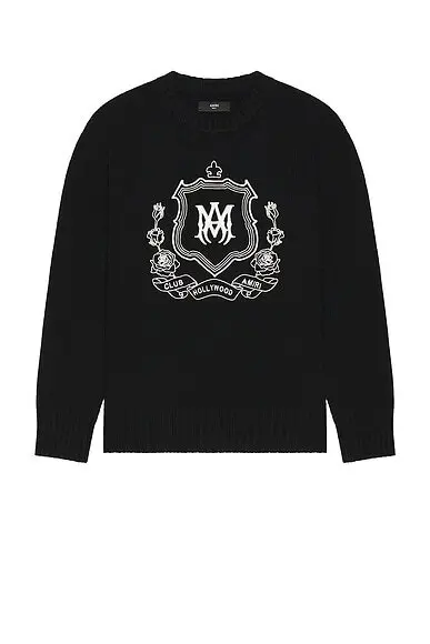 Amiri Ma Crest Crewneck Sweater