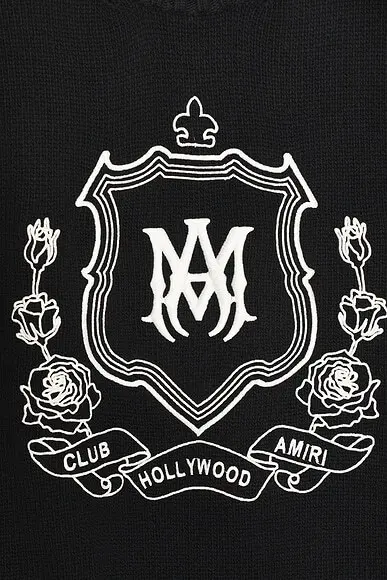 Amiri Ma Crest Crewneck Sweater