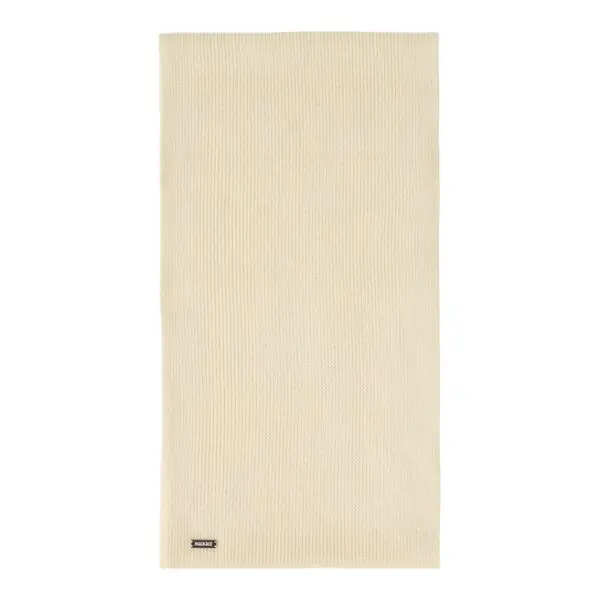 Mackage Benson Rib-knit Wool Blend Scarf - Cream