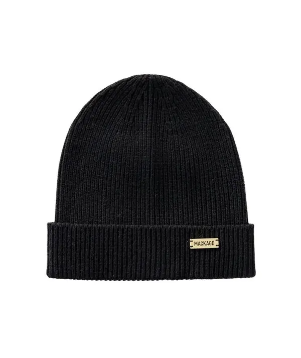 Mackage Dawson Rib Knit Beanie - Black