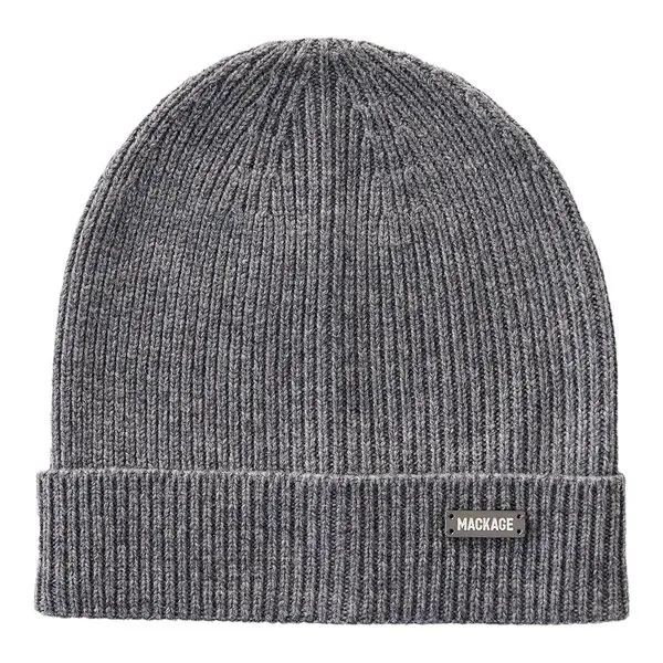Mackage Dawson Rib Knit Beanie - Carbon Mix