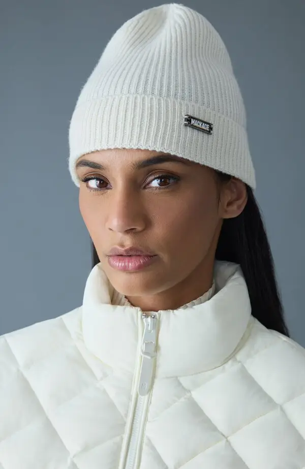 Mackage Dawson Rib Knit Beanie - Evergreen