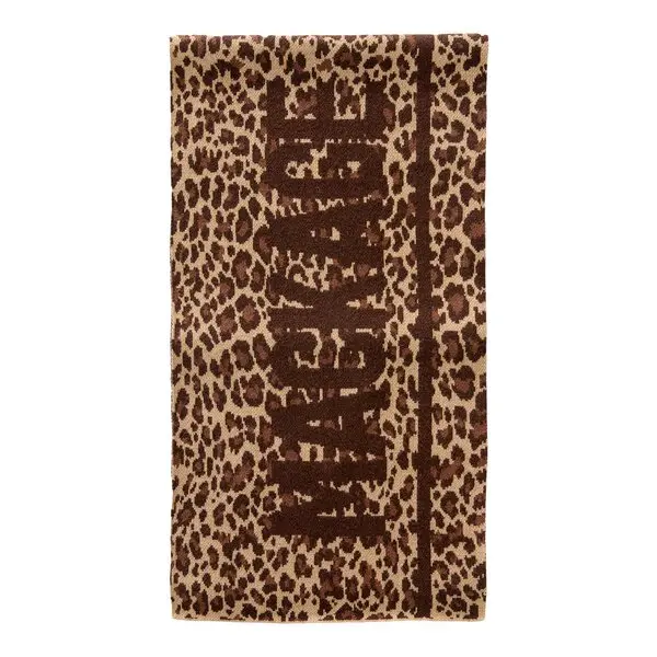 Mackage Juno-a Jacquard Leopard Knit Scarf - Cheetah