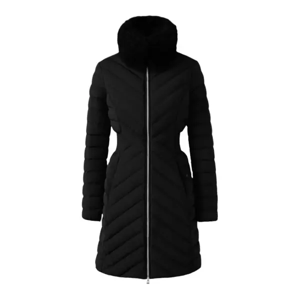 Mackage - Lyris Quilted Down Coat With Shearling Collar