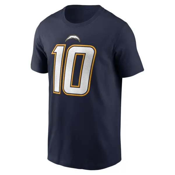 Nike Justin Herbert Los Angeles Chargers Nfl T-shirt - Blue