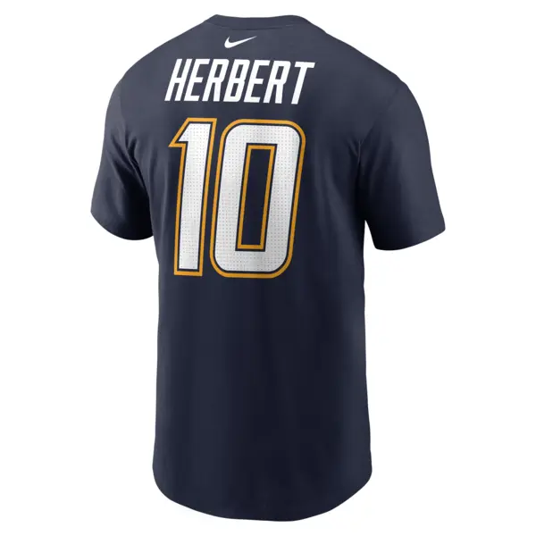 Nike Justin Herbert Los Angeles Chargers Nfl T-shirt - Blue