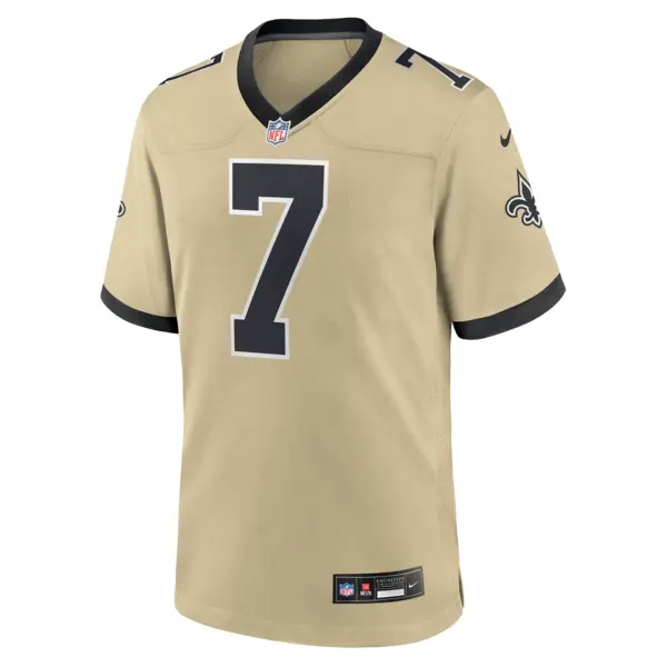 Nike Taysom Hill Saints Nfl Game Jersey - Yellow