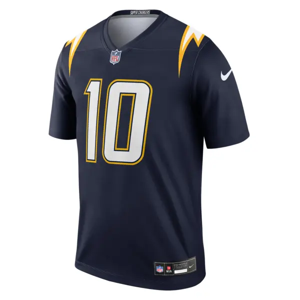 Nike Justin Herbert Los Angeles Chargers Dri-fit Nfl Legend Jersey - Blue