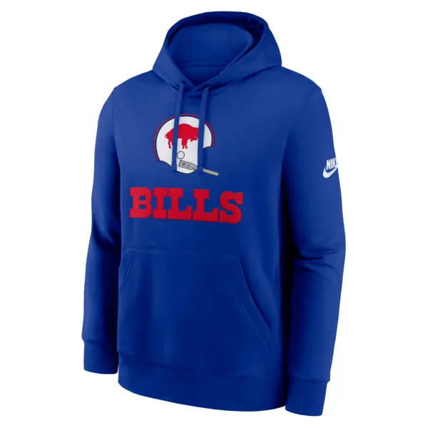 Nike Buffalo Bills Best Season Rewind Club Nfl Pullover Hoodie - Blue