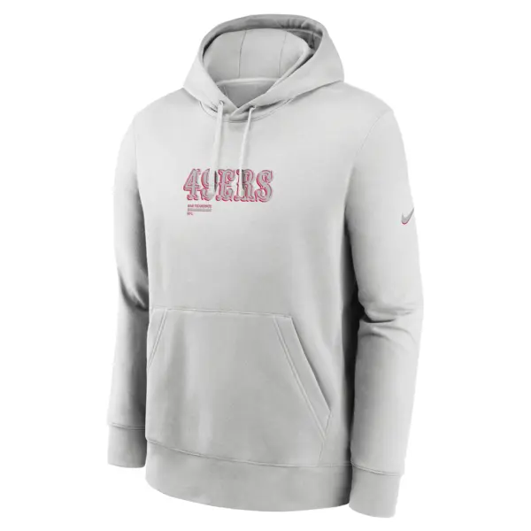 Nike San Francisco 49ers Nfl Pullover Hoodie - Grey