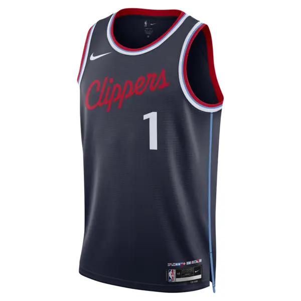 Nike James Harden La Clippers Swingman Icon Edition Dri-fit Nba Jersey - Blue
