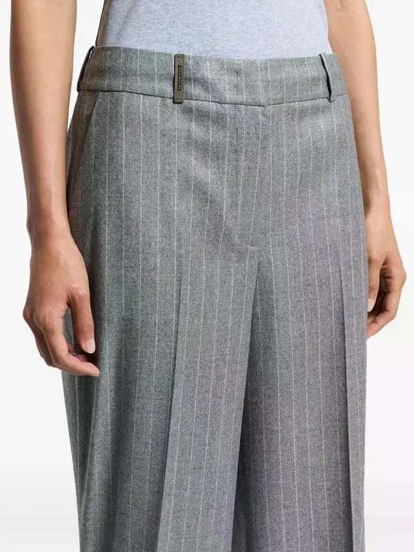 Peserico Stripe-patterned Trousers
