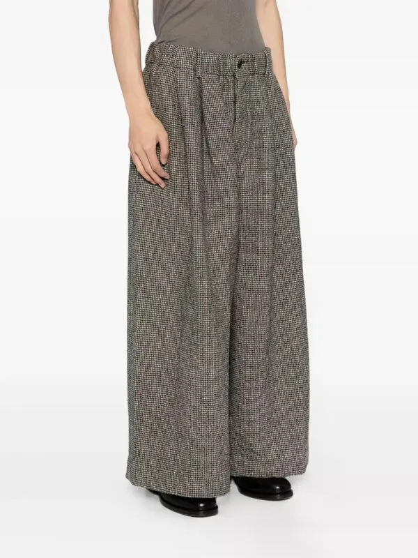 UMA WANG Houndstooth Trousers