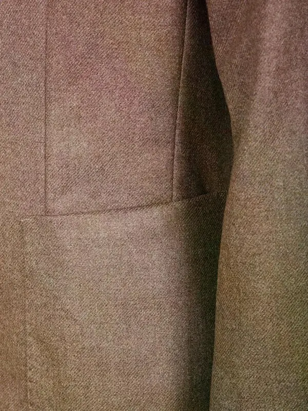 BARBA NAPOLI Patch-pocket Wool Blazer - Neutrals
