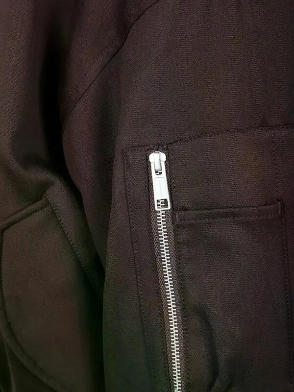 ENTIRE STUDIOS Zip-fastening Bomber Jacket - Brown