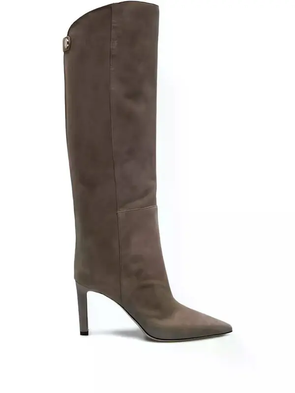 JIMMY CHOO Alizze 85mm Pointed-toe Knee-high Boots