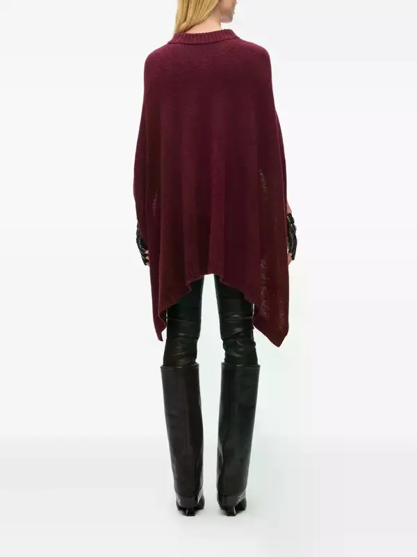 Karl Lagerfeld Split-hem Wool Cape