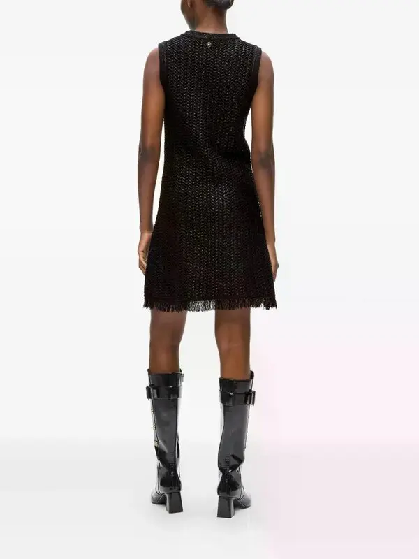 Karl Lagerfeld Fringed-hem Mini Dress