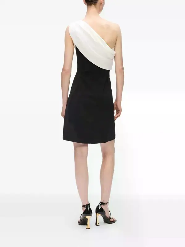 Karl Lagerfeld Mini Draped One-shoulder Dress