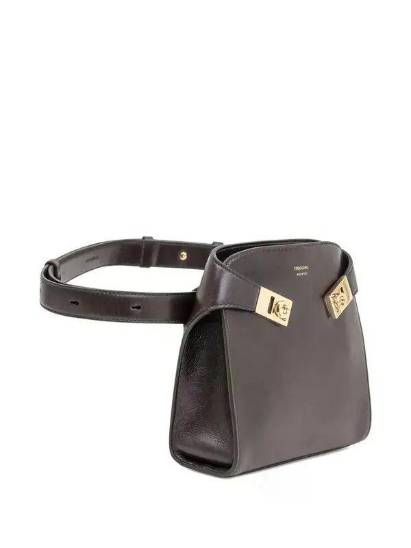 FERRAGAMO Small Hug Belt Bag - Brown