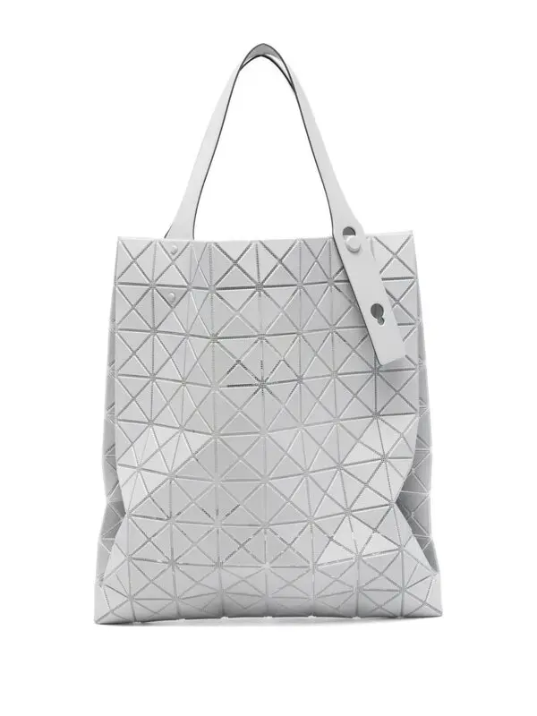 Issey Miyake Prism Plus Geometric-pattern Tote Bag - Grey