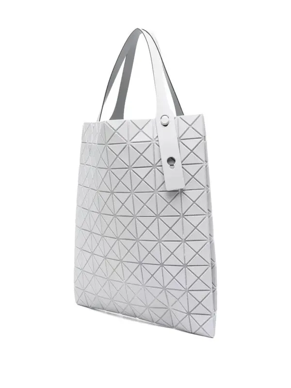 Issey Miyake Prism Plus Geometric-pattern Tote Bag - Grey
