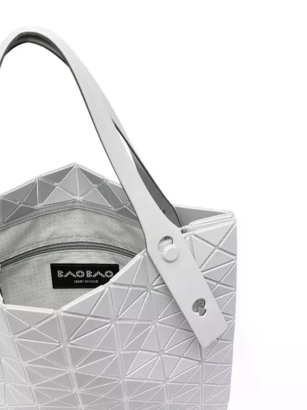 Issey Miyake Prism Plus Geometric-pattern Tote Bag - Grey