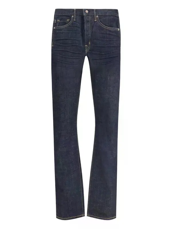 TOM FORD Cotton Straight Leg Jeans
