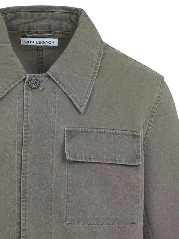 Our Legacy Dutch Button-fastening Pocket Overshirt