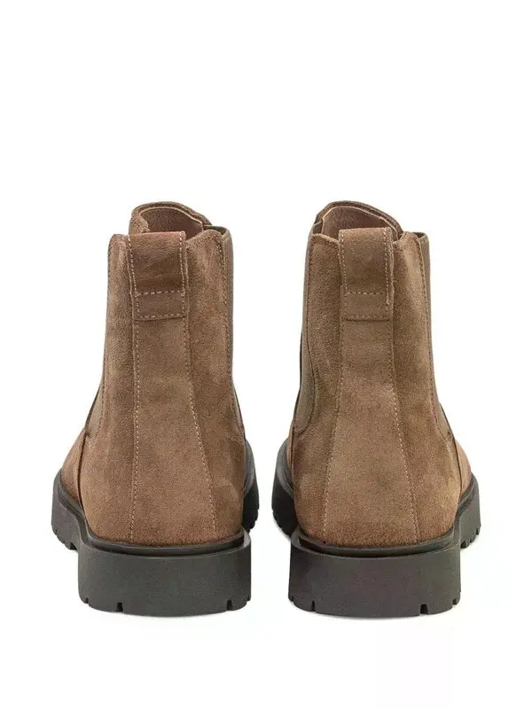 BIRKENSTOCK Elasticated-panel Suede Boots - Brown