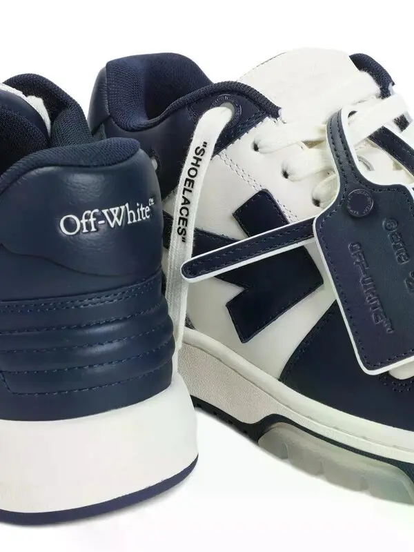 Off-White Out Of Office Arrow-patch Leather Sneakers