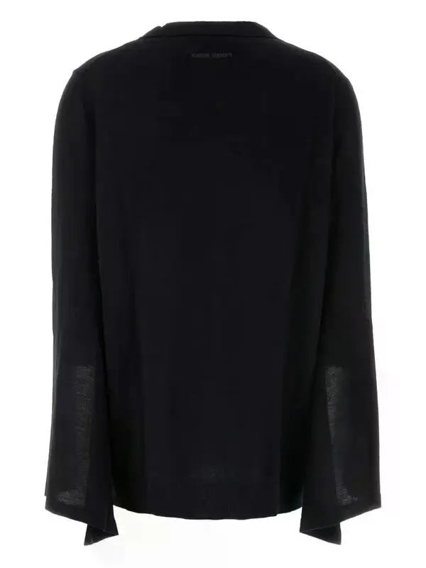 Alberta Ferretti Virgin Wool V-neck Sweater