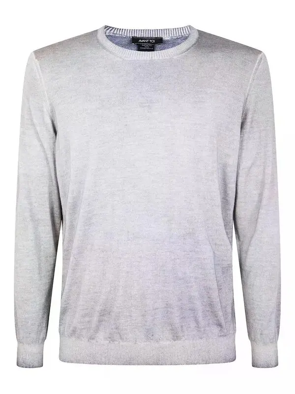 Avant Toi Crew-neck Cashmere Sweater - Grey