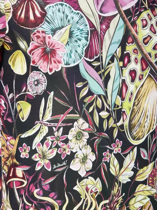 La DoubleJ Floral-print Maxi Dress