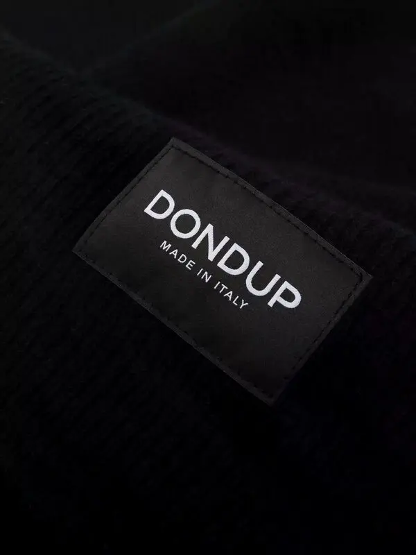 DONDUP Logo-patch Knitted Scarf