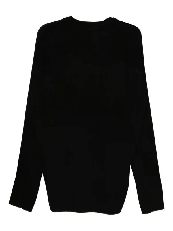 DEVOA Panelled Cotton Jumper
