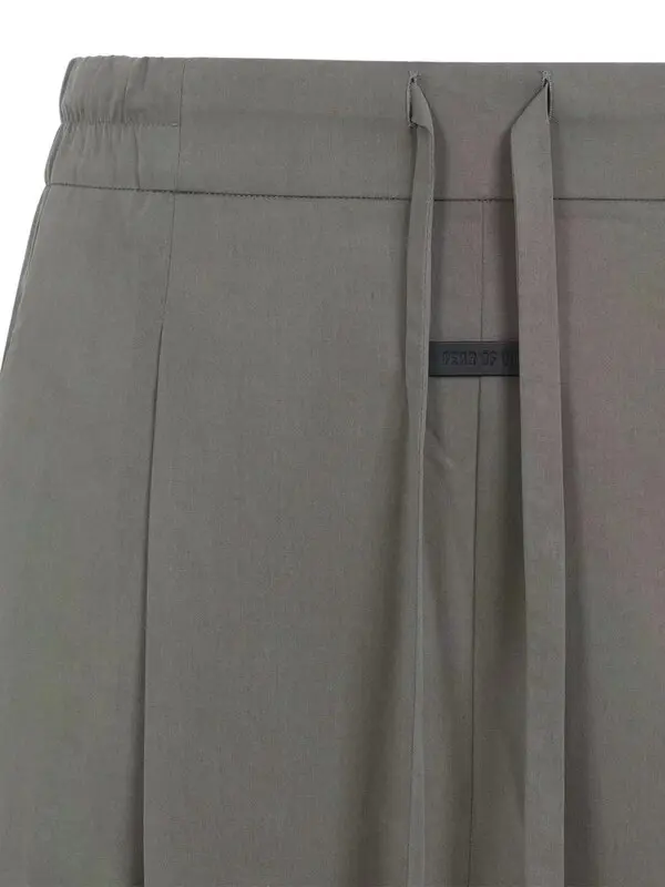 Fear Of God Pleated Drawstring Trousers - Grey