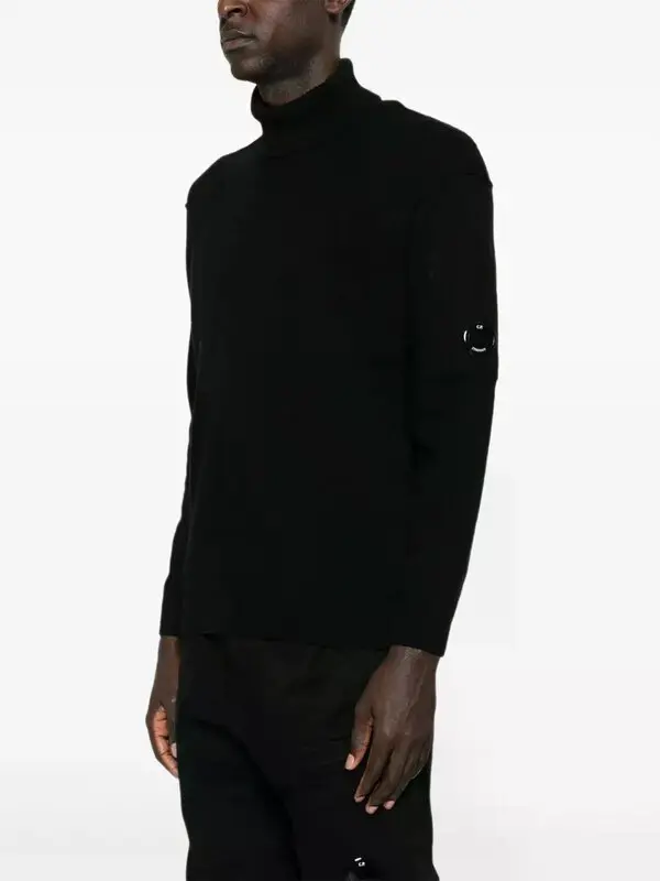 C.P. COMPANY High-neck Lens-detail Sweater