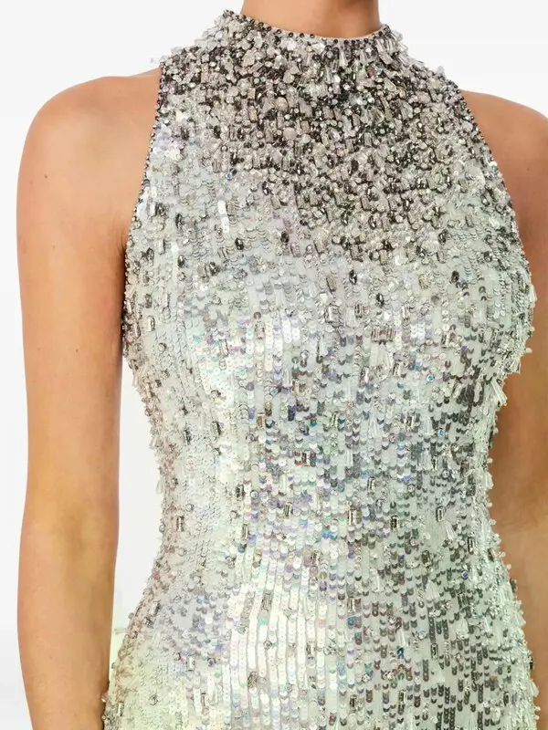 Jenny Packham Sequin-embellished Maxi Dress