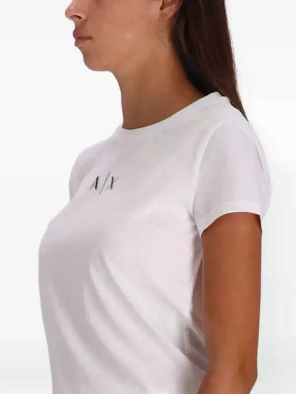 Armani Exchange Logo-embellished Cotton T-shirt