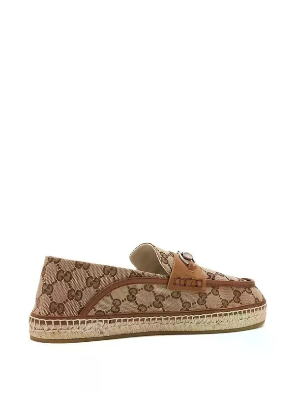 Gucci Monogram Horsebit Espadrilles