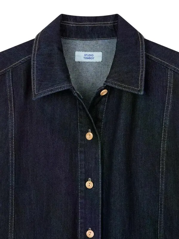 STUDIO TOMBOY Denim Midi Shirtdress