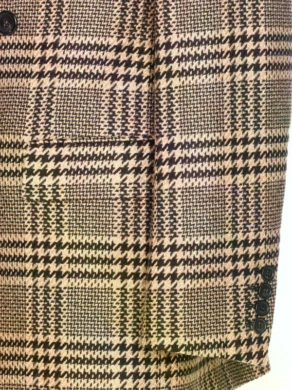 Saint Laurent Double-breasted Checked Blazer