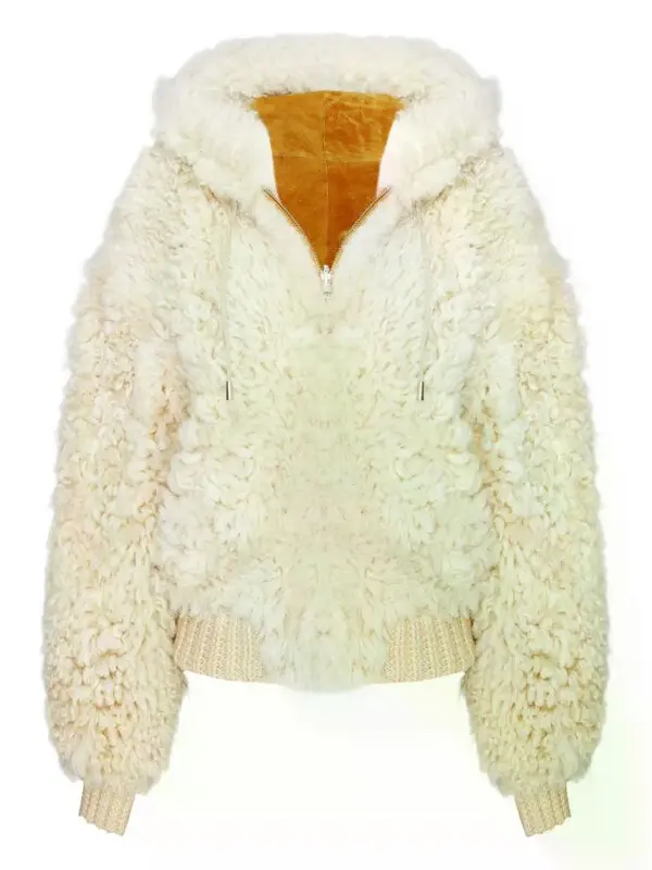 BIGARDINI Danica Hooded Shearling Jacket
