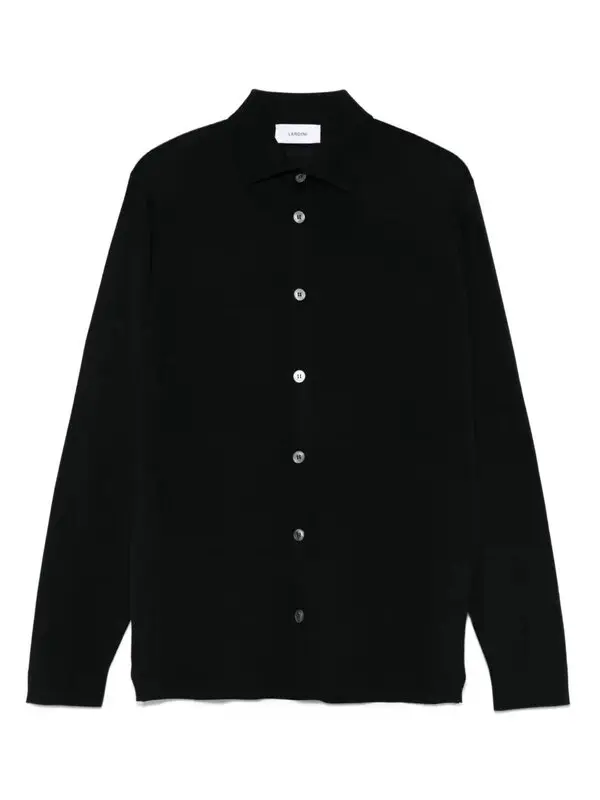 LARDINI Knit Shirt - Black